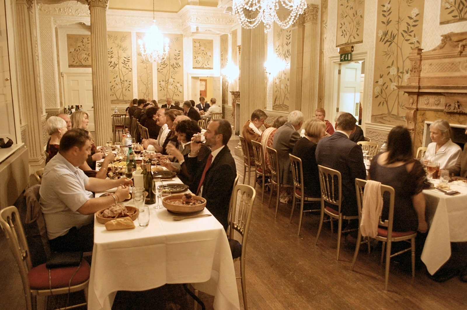 25th Anniversary Dinner – nearest table with Anthea & Gerald Coles ...